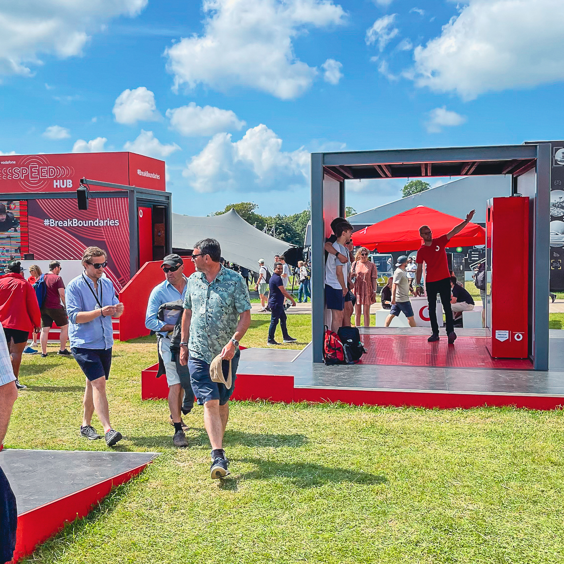 Hero Booth x Vodafone at Goodwood Festival of Speed | Noonah
