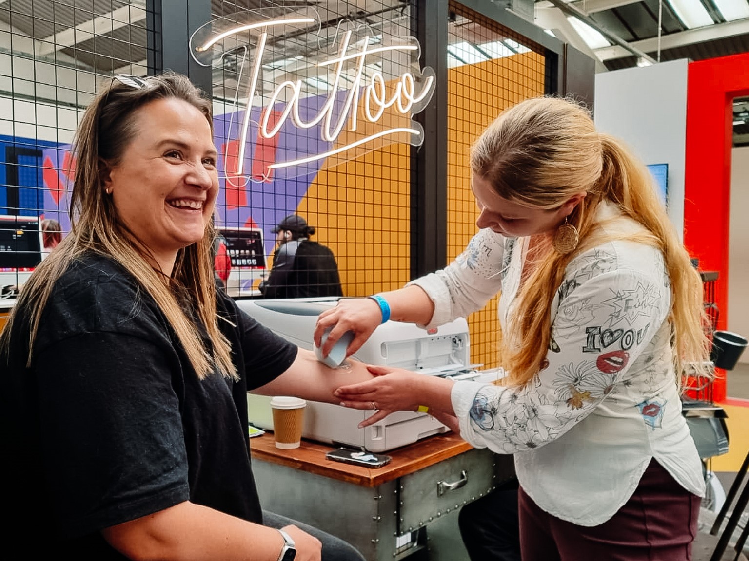AI Tattoo Station | Temporary AI Tattoos for Events | Noonah